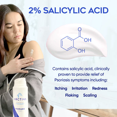 Steroid-Free Psoriasis Cream with 2% Salicylic Acid for Effective ...